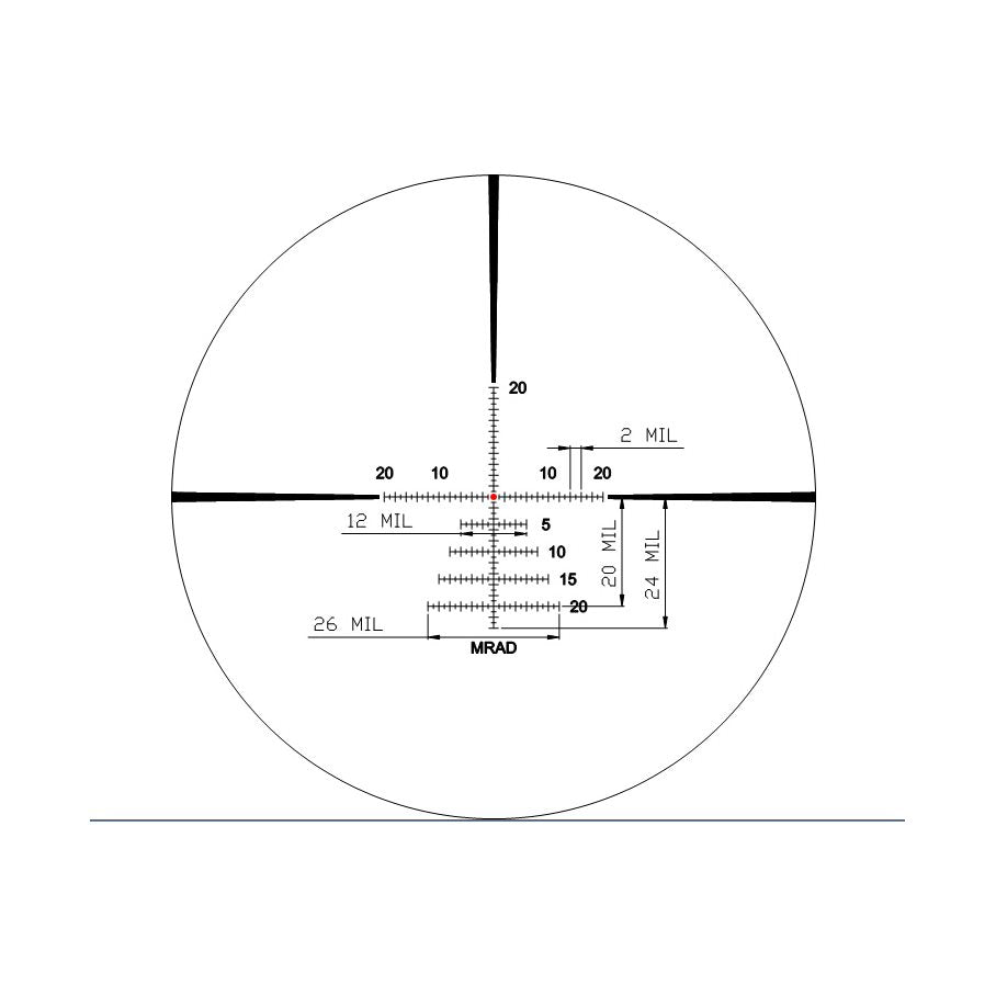 Tactical 1-10x26 Eliminator FFP Digital IR MIL/MIL - Köp till bra pris ...